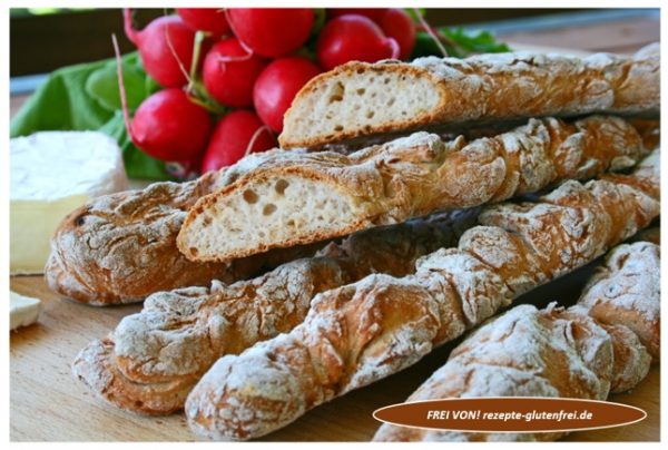 Rustikale Brotstangen - Tanja`s glutenfreies Kochbuch
