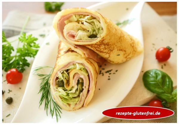 Crêpes - pikant gefüllt - Tanja`s glutenfreies Kochbuch